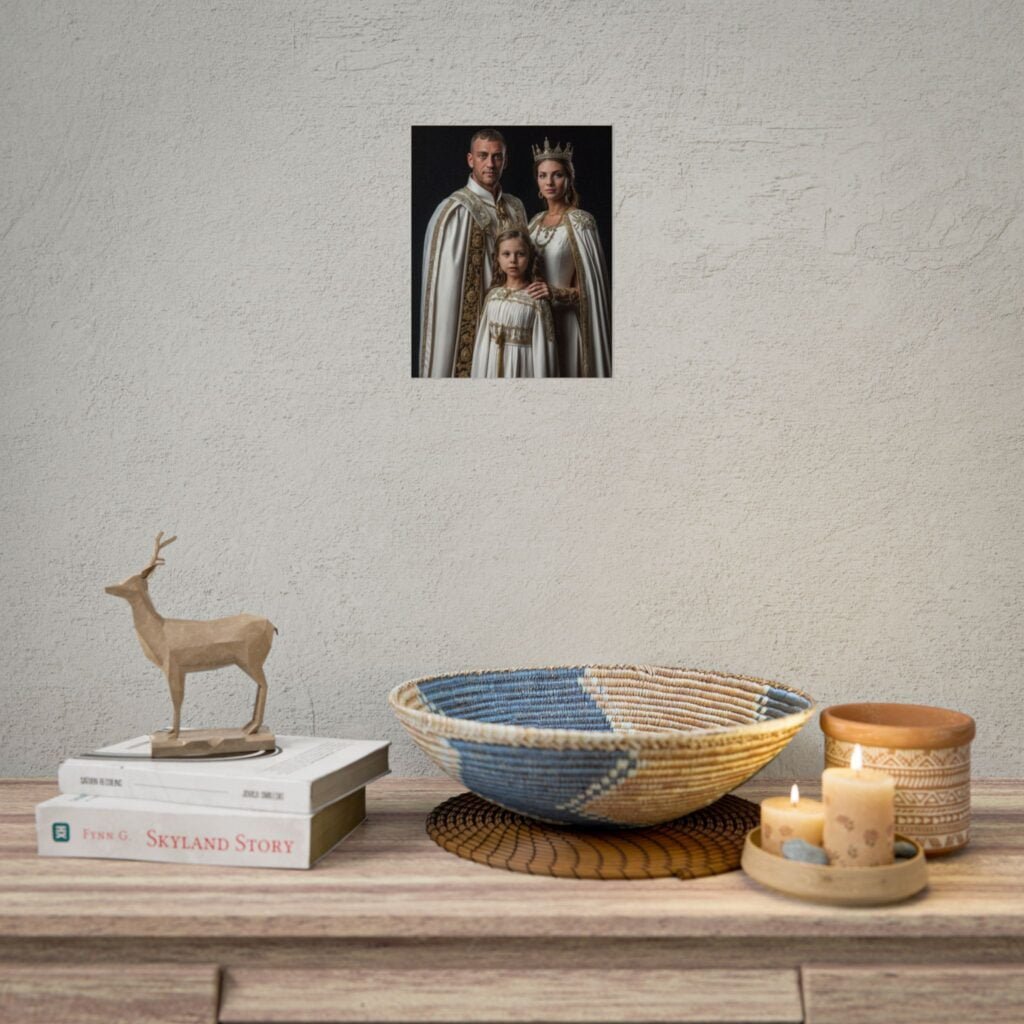 Custom Royal Family (3 person) Portrait Poster from photo | Custom ...