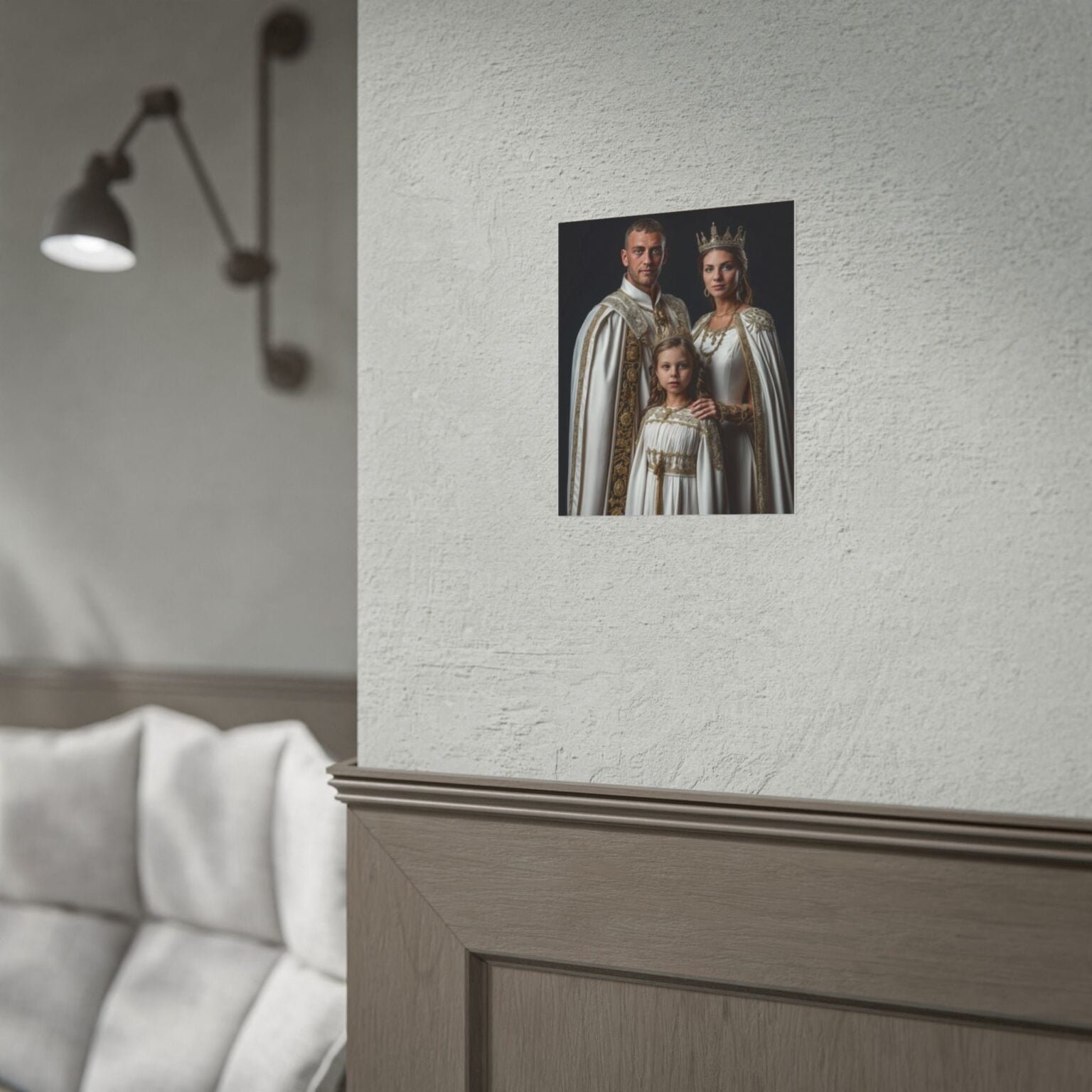 Custom Royal Family (3 person) Portrait Poster from photo | Custom ...